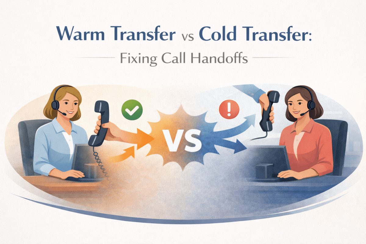 Warm Transfer vs Cold Transfer: Fixing Call Handoffs – ONSCREEN, Inc.